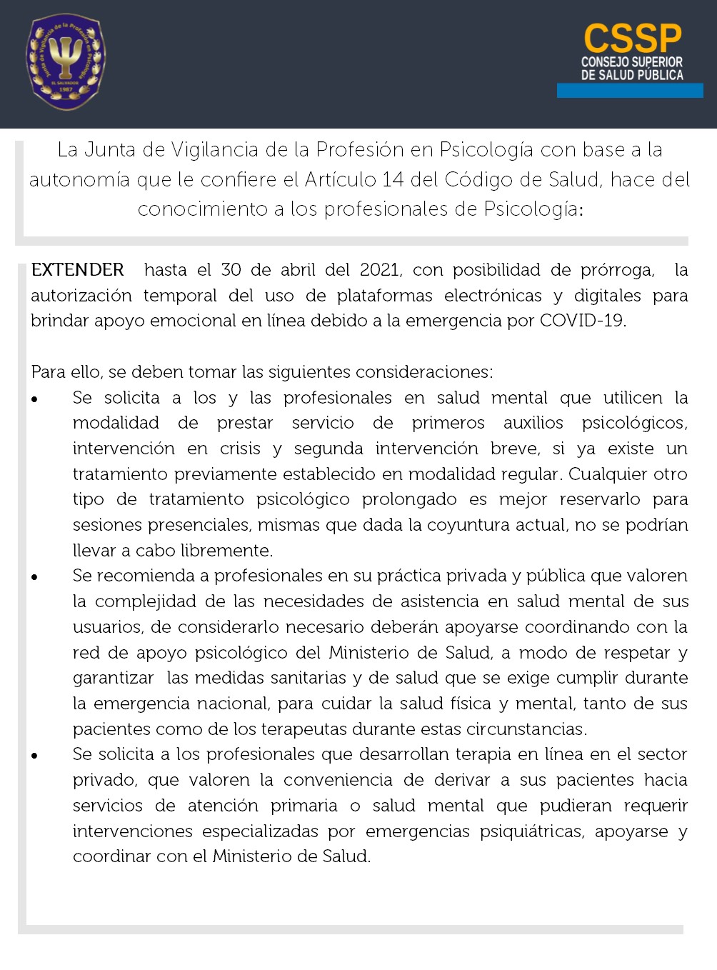 Consejo Superior de Salud Pública